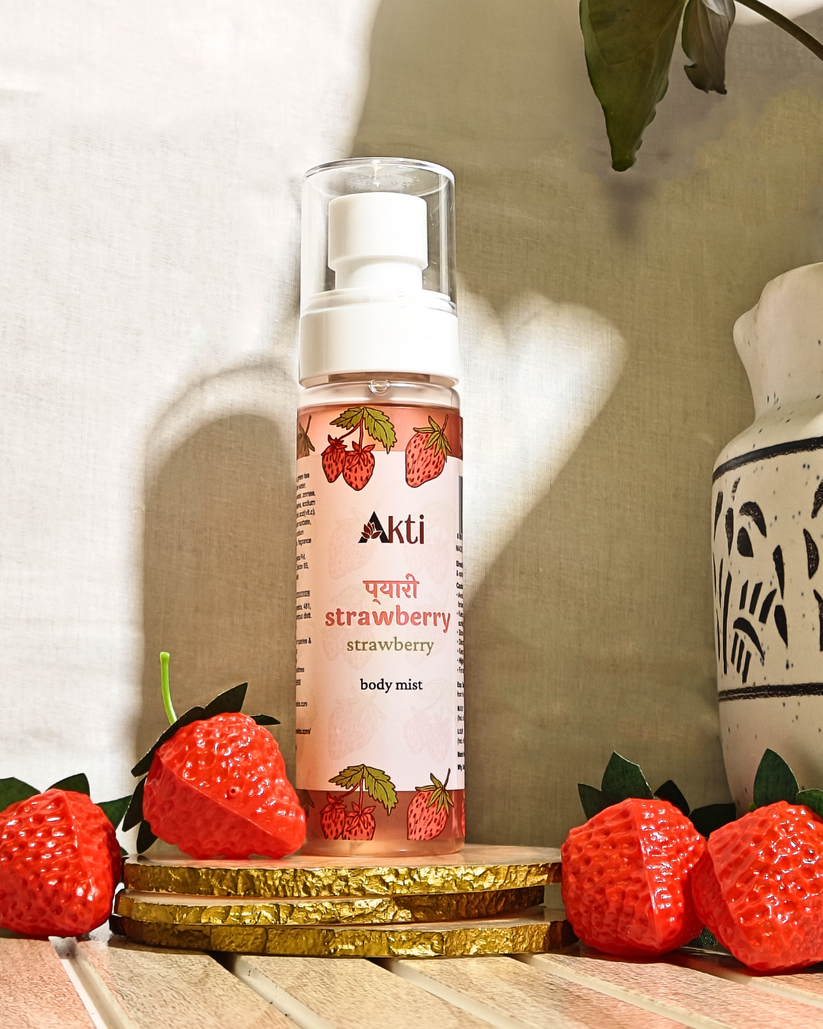 Akti Body Mist - Pyaari Strawberry - Strawberry | 100 ml – Akti Cosmetics